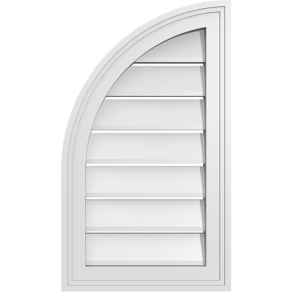 GVPQL02 TrueCraft Quarter Round Top Left Surface Mount PVC