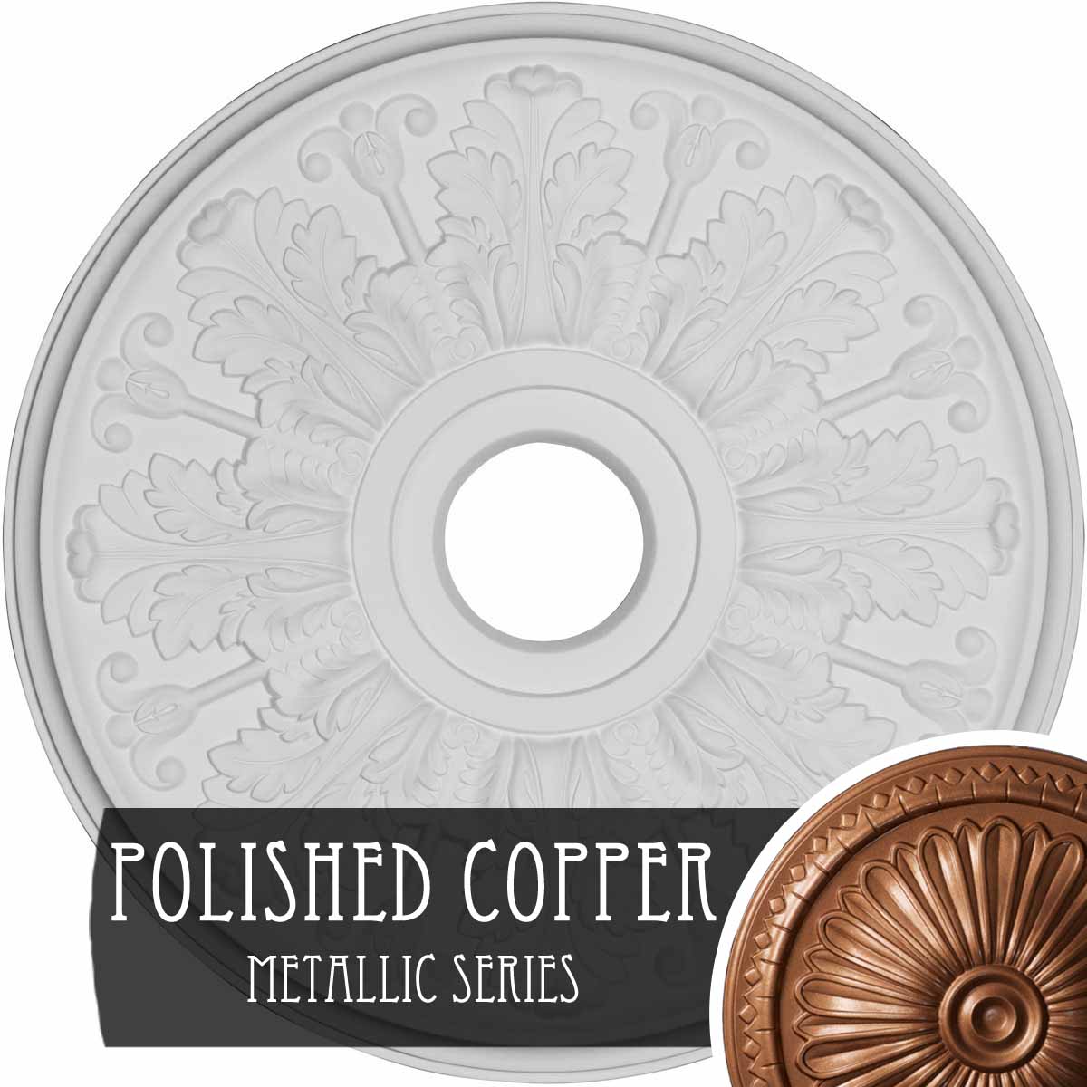 CMR20APPOS Endurathane Apollo Ceiling Medallion, 19 1/2-Inc