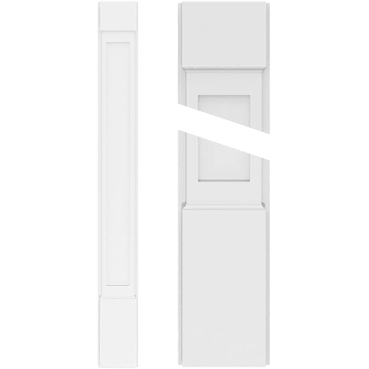 PILP10X090FP01-2 TrueCraft Flat Panel Pilaster w/ Standard