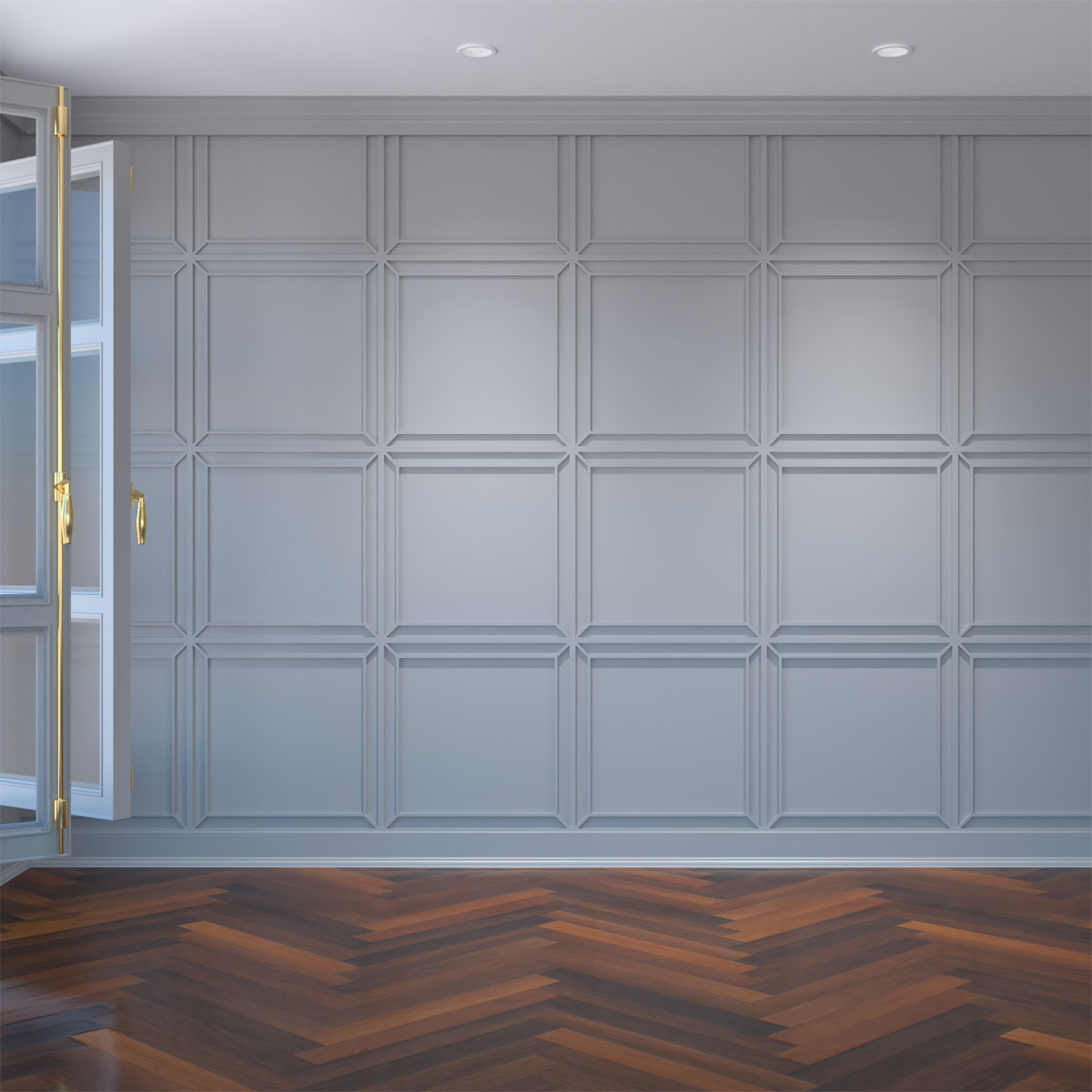 WALP24X24FPY Fairplay Decorative Fretwork Wall Panels, Larg