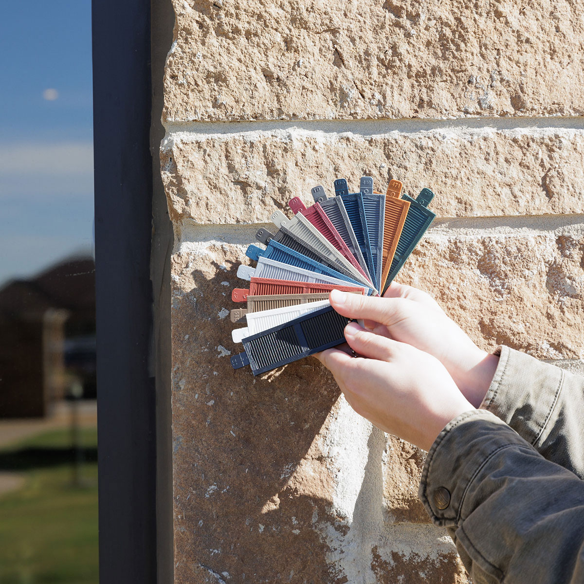 BESAMPLECOLORS Builders Edge Vinyl Shutter Sample Colors