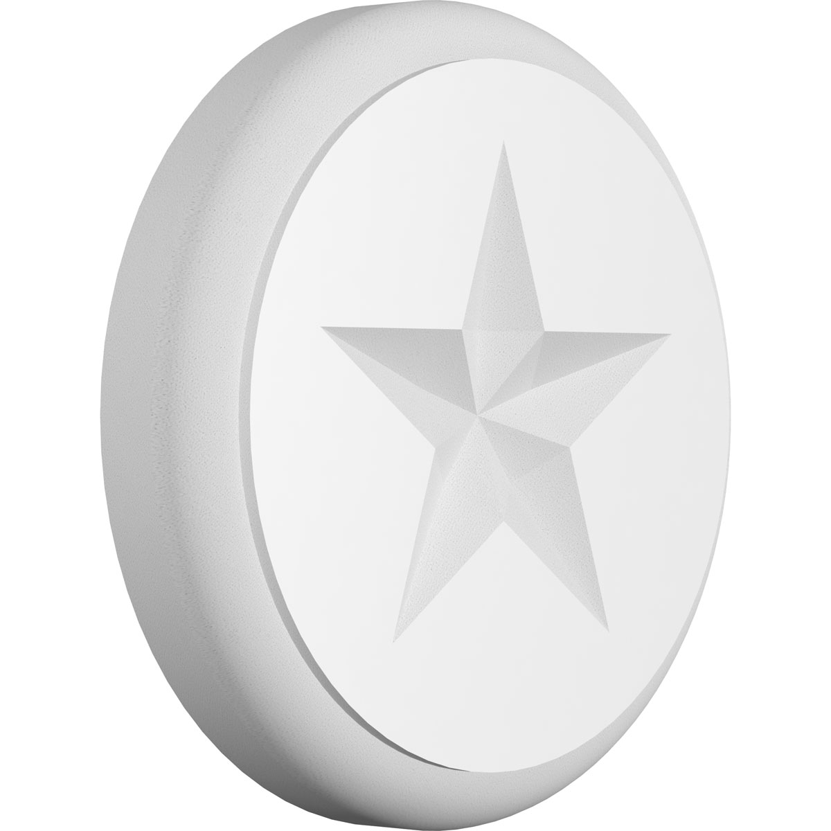 ROSPGRY08 Standard Grayson Star Rosette With Rounded Edge