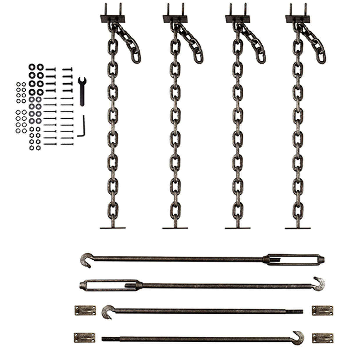 OSCHXBKT Chain and X Bracket, Hardware