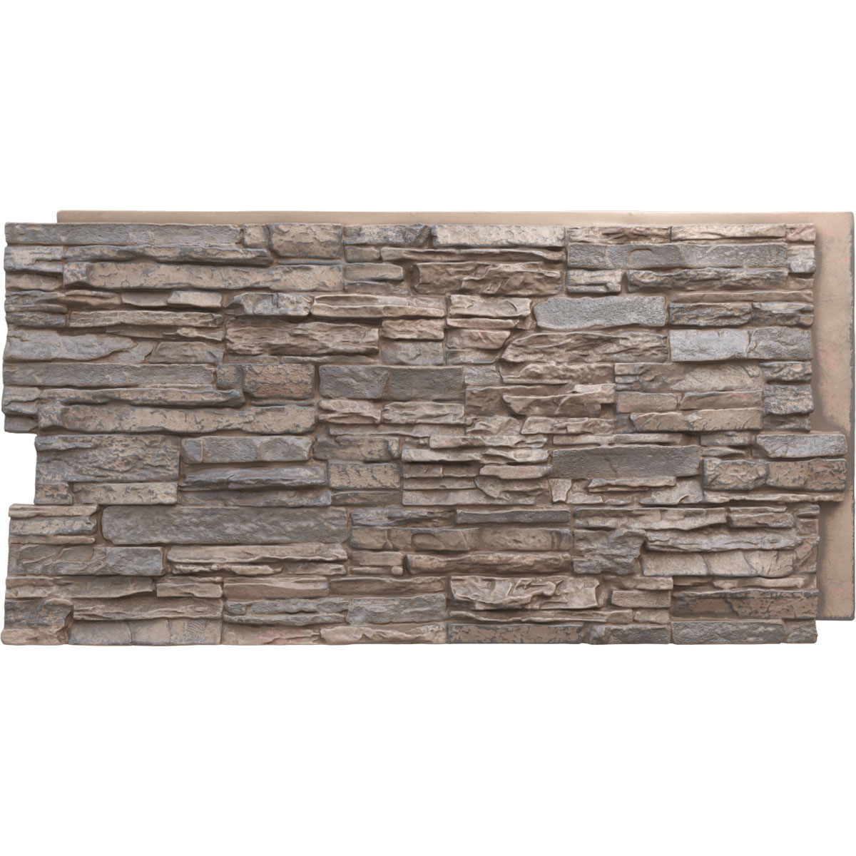 PNU24X48CN EverStone Canyon Ridge Faux Stone Panel, 45 3/4-