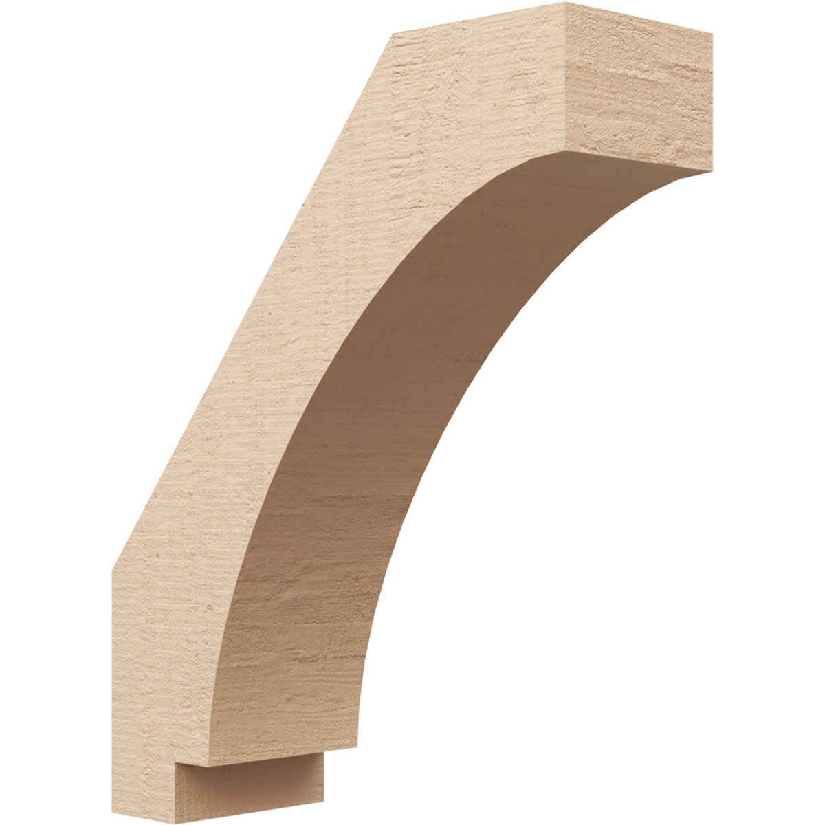 BRCUR06X18X22IMPRCPR Timberthane Faux Wood Knee Brace, Impe