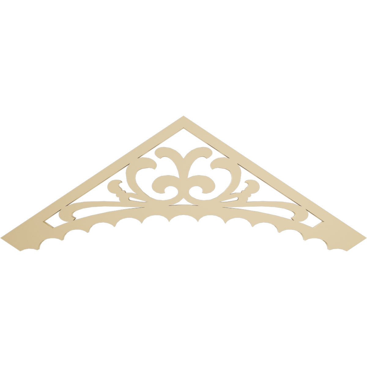 GPSGEN Signature Urethane Standard Genova Gable Pediment